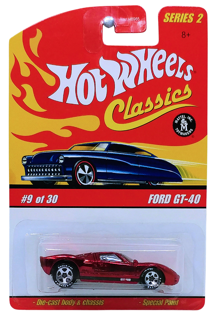 Hot Wheels 2006 - Classics Series 2 # 09/30 - Ford GT-40 - Spectraflam ...