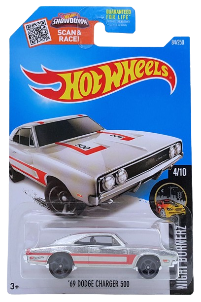 HW 2016 - Collector # 084/250 - Night Burnerz 4/10 - ZAMAC - '69 Dodge ...