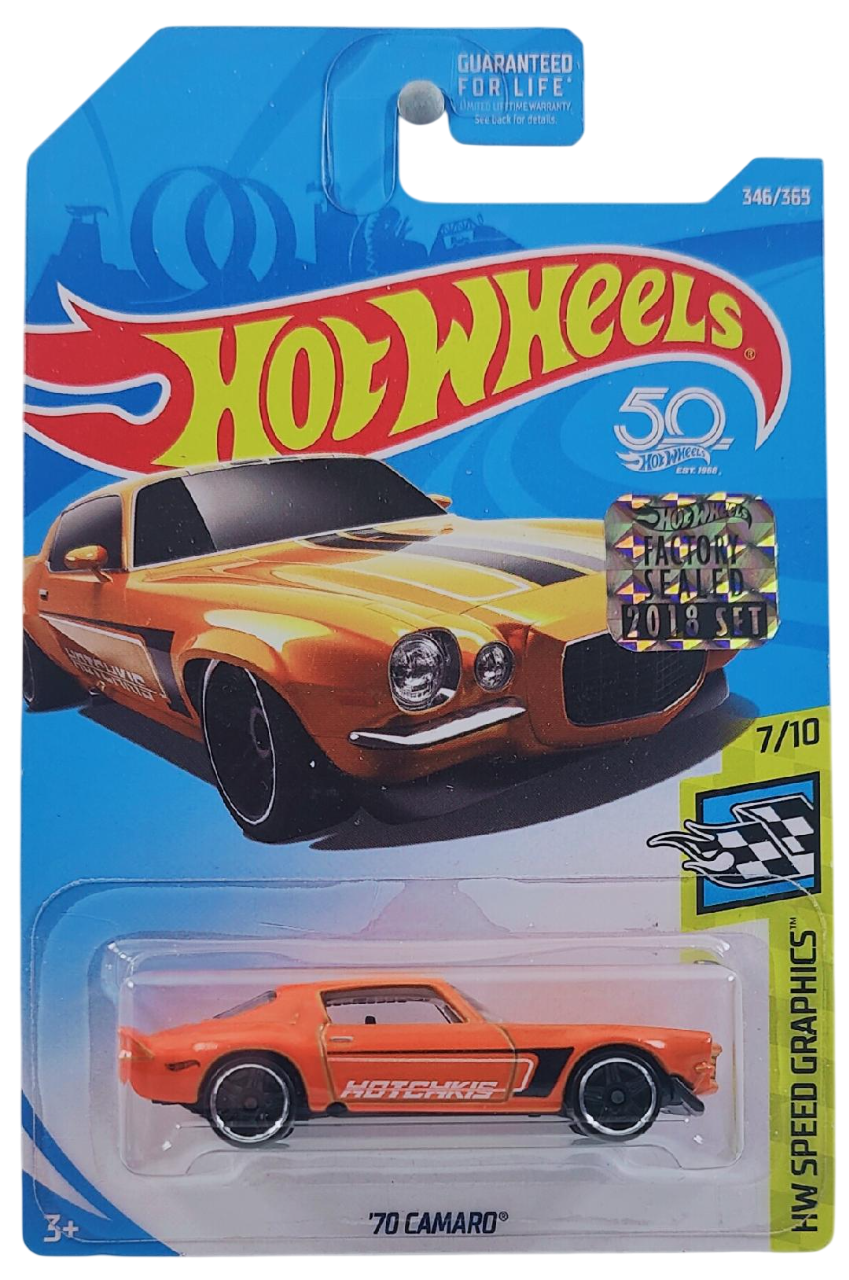 Hot Wheels 2018 - Collector # 346/365 - HW Speed Graphics 7/10 - '70 C ...