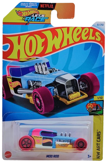 Hot Wheels 2024 - Collector # 061/250 - HW Art Cars 1/10 - Mod Rod - M ...