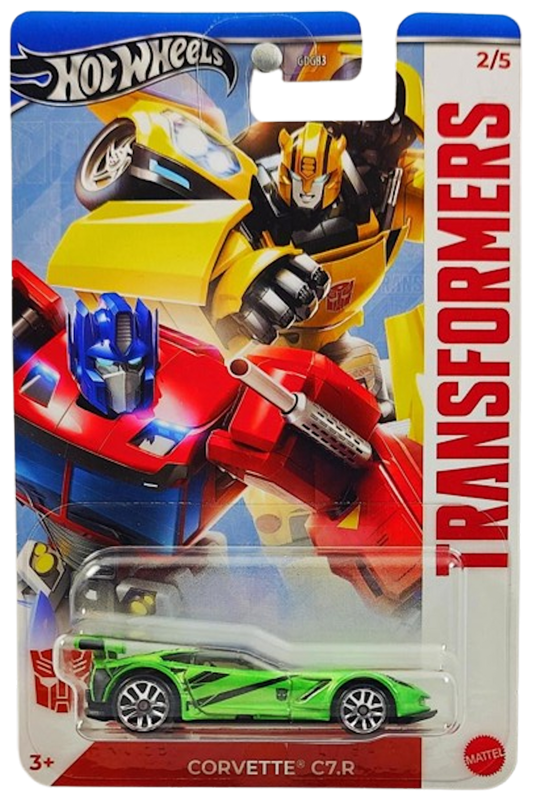 Hot Wheels 2024 - Theme Series / Transformers 2/5 - Corvette C7.R - Me ...