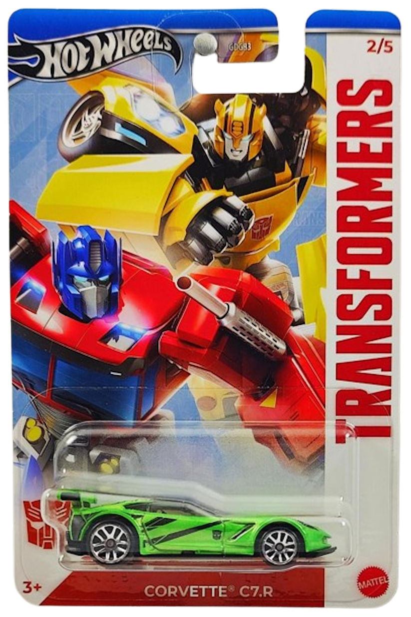 Hot Wheels 2024 - Theme Series / Transformers 2/5 - Corvette C7.R - Me ...