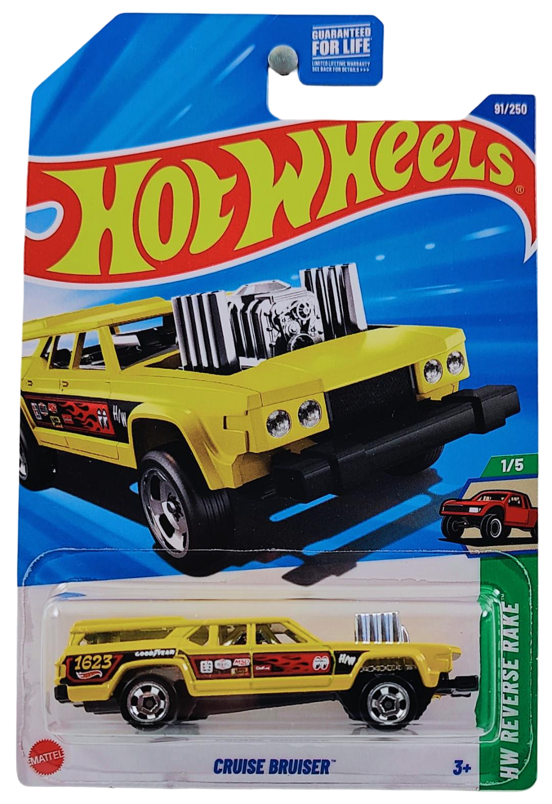Hot Wheels 2025 - Collector # 091/250 - HW Reverse Rake 1/5 - Cruise B ...