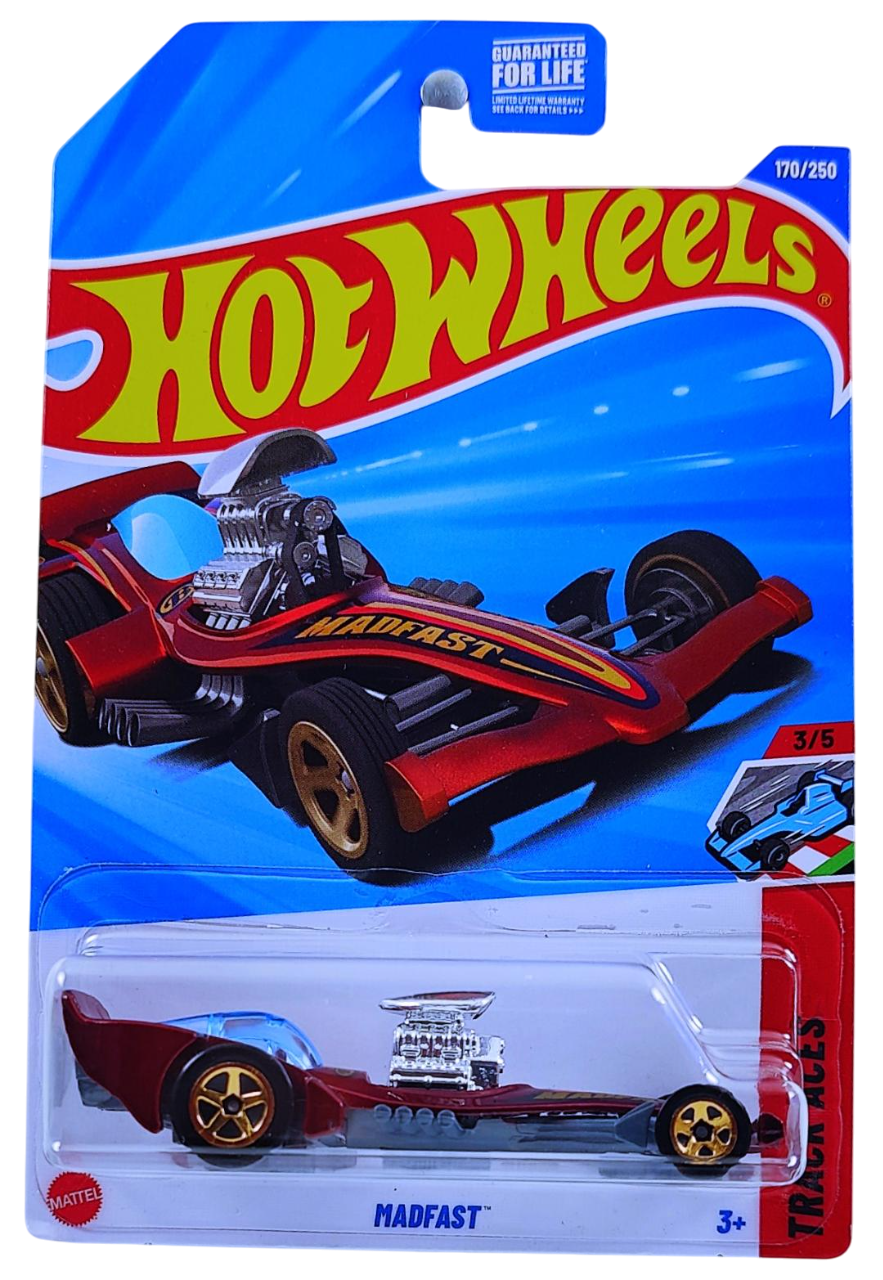Hot Wheels 2025 - Collector # 170/250 - Track Aces 3/5 - Madfast - Met ...