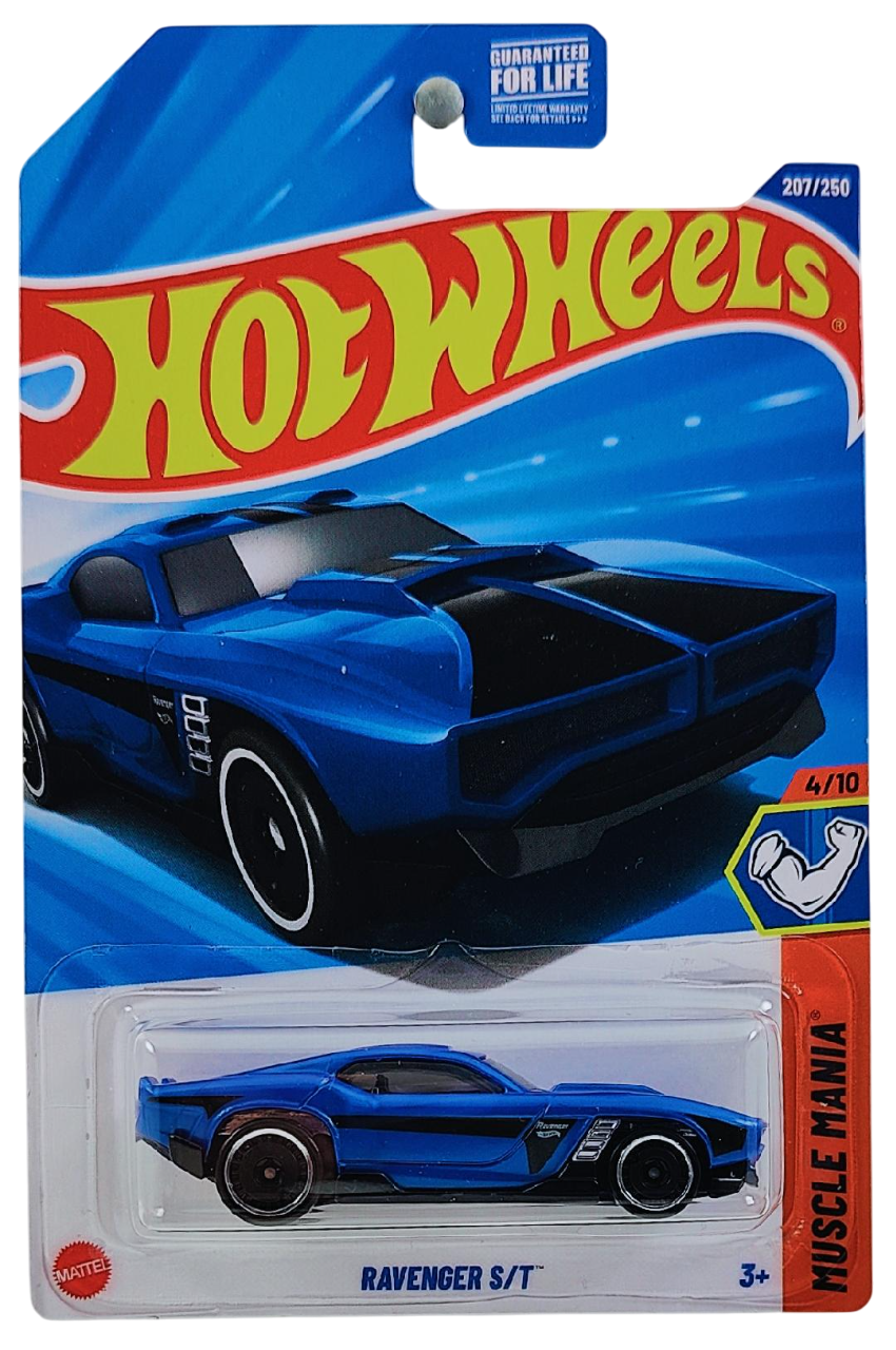 Hot Wheels 2025 - Collector # 207/250 - Muscle Mania 4/10 - Ravenger S ...