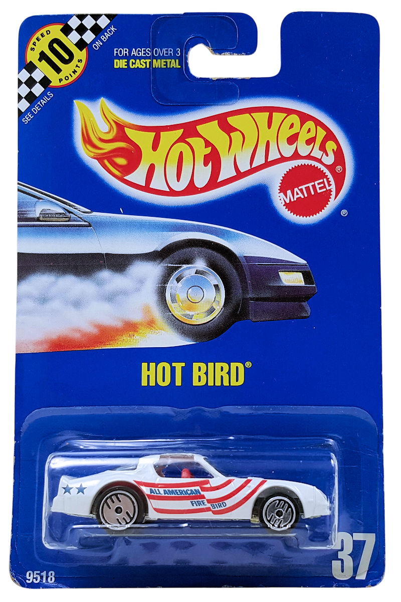Hot Wheels 1990 - Collector # 37 - Hot Bird (Pontiac Firebird) - White ...