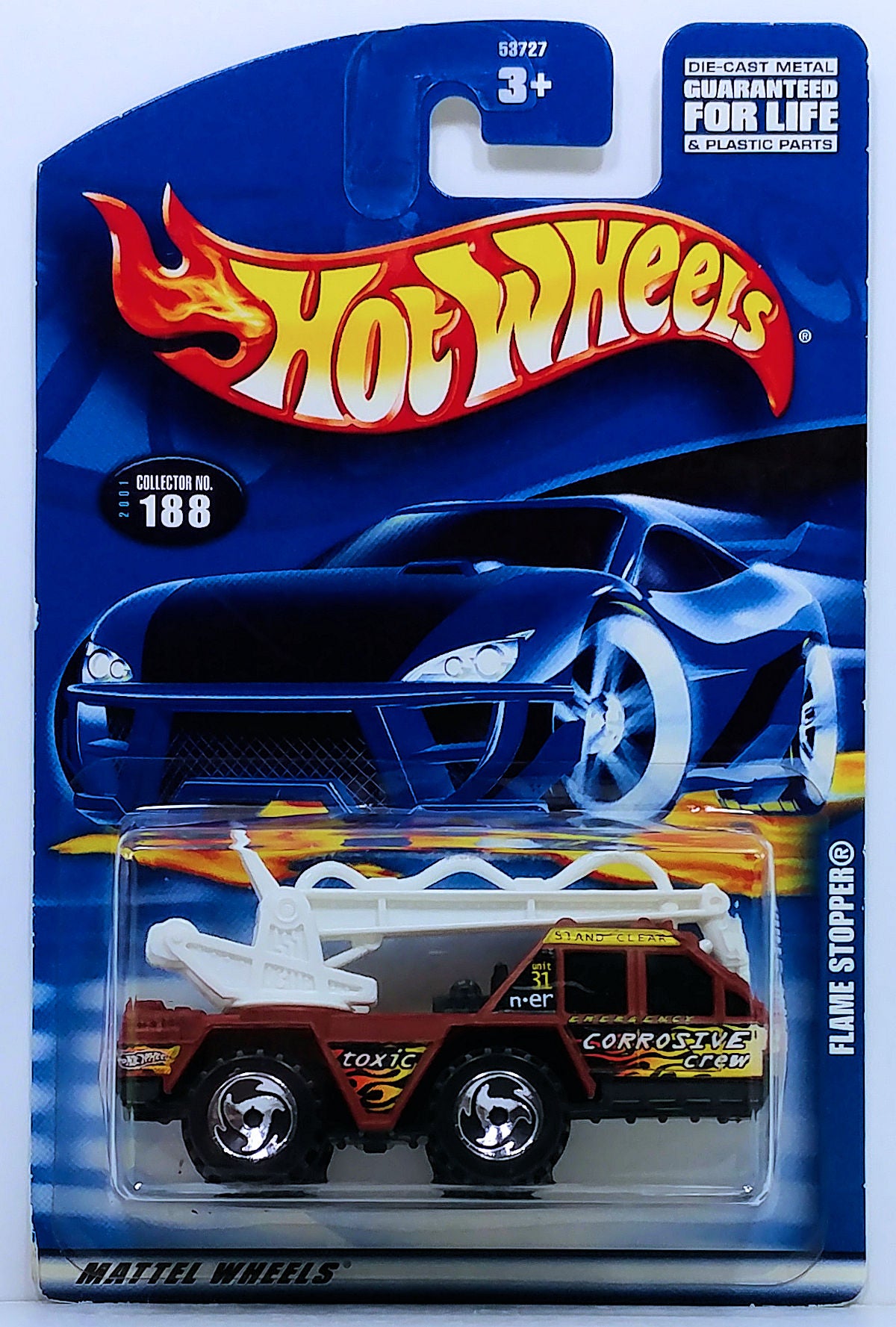Hot Wheels 2001 - Collector # 188/240 - Flame Stopper - Matte Brown ...