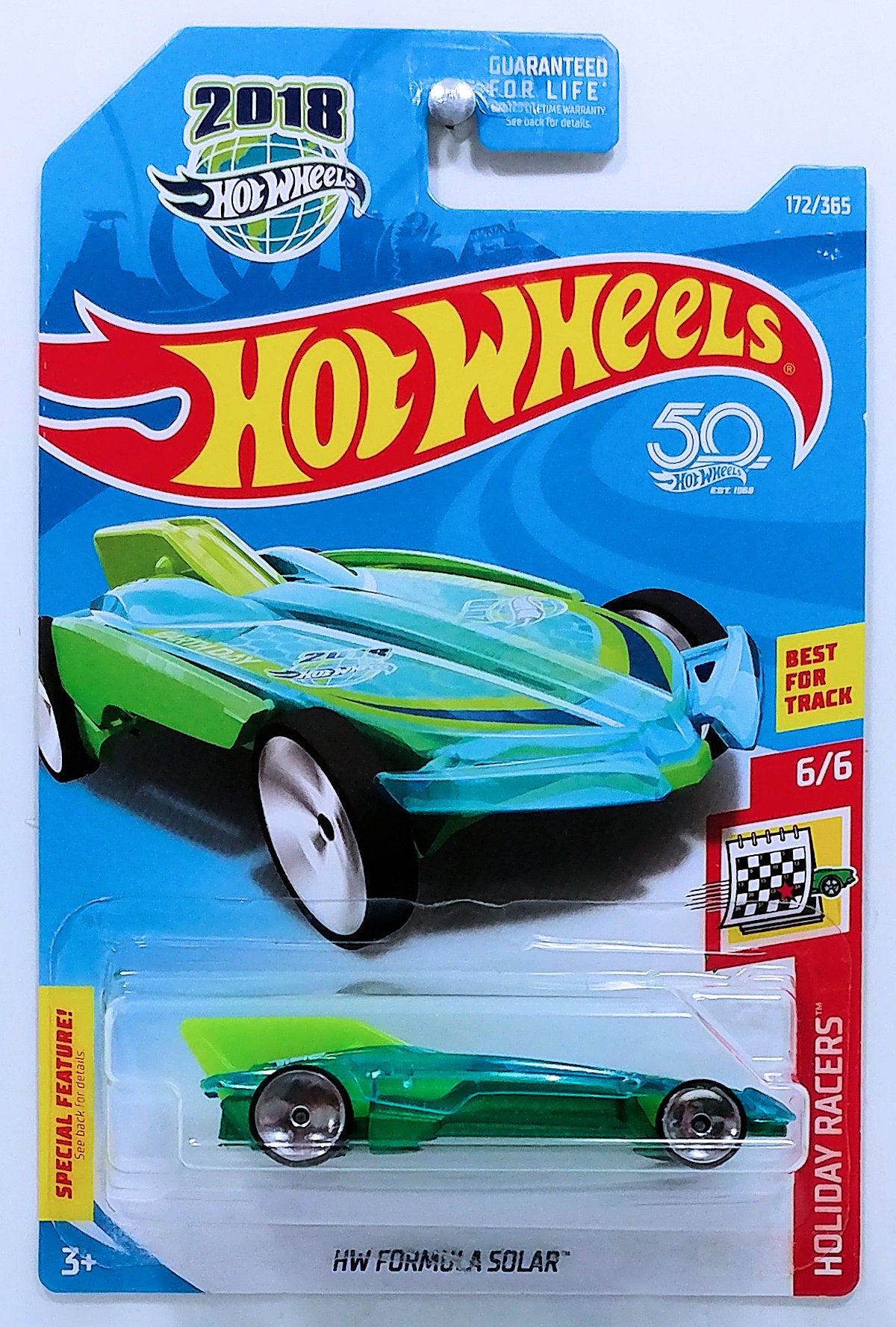 Hot Wheels 2018 - Collector # 172/365 - Holiday Racers 6/6 - HW Formul ...