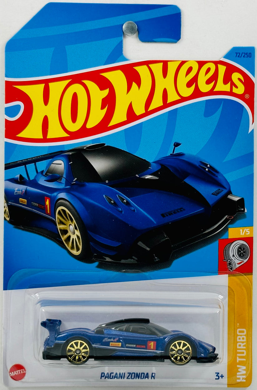 Hot Wheels 2023 - Collector # 072/250 - HW Trubo 01/05 - Pagani Zonda ...