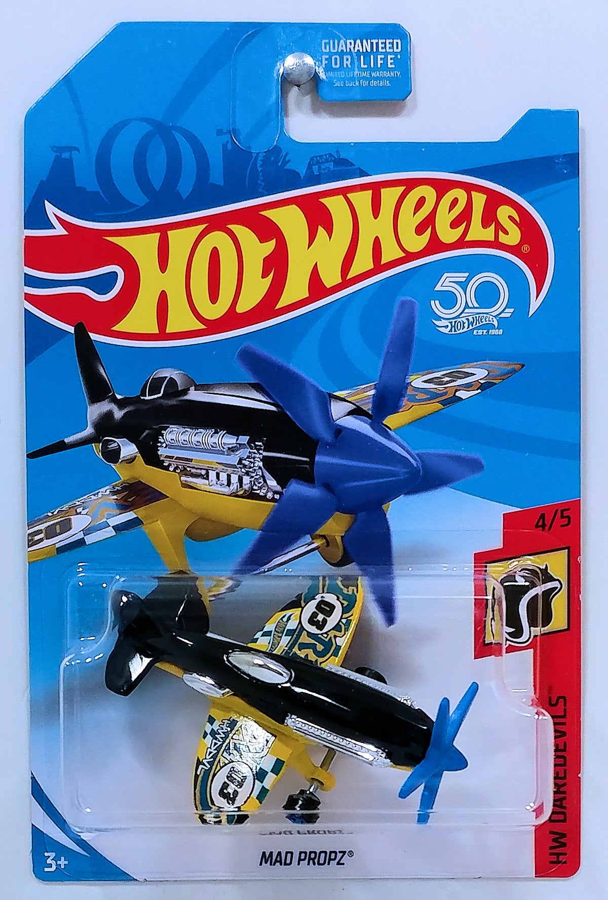 Hot Wheels 2018 - Collector # NONE - HW Daredevils 4/5 - Mad Propz - B ...