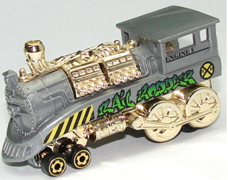 Hot Wheels 1998 - Collector # 850 - Rail Rodder - Gray - Unpainted Bas ...