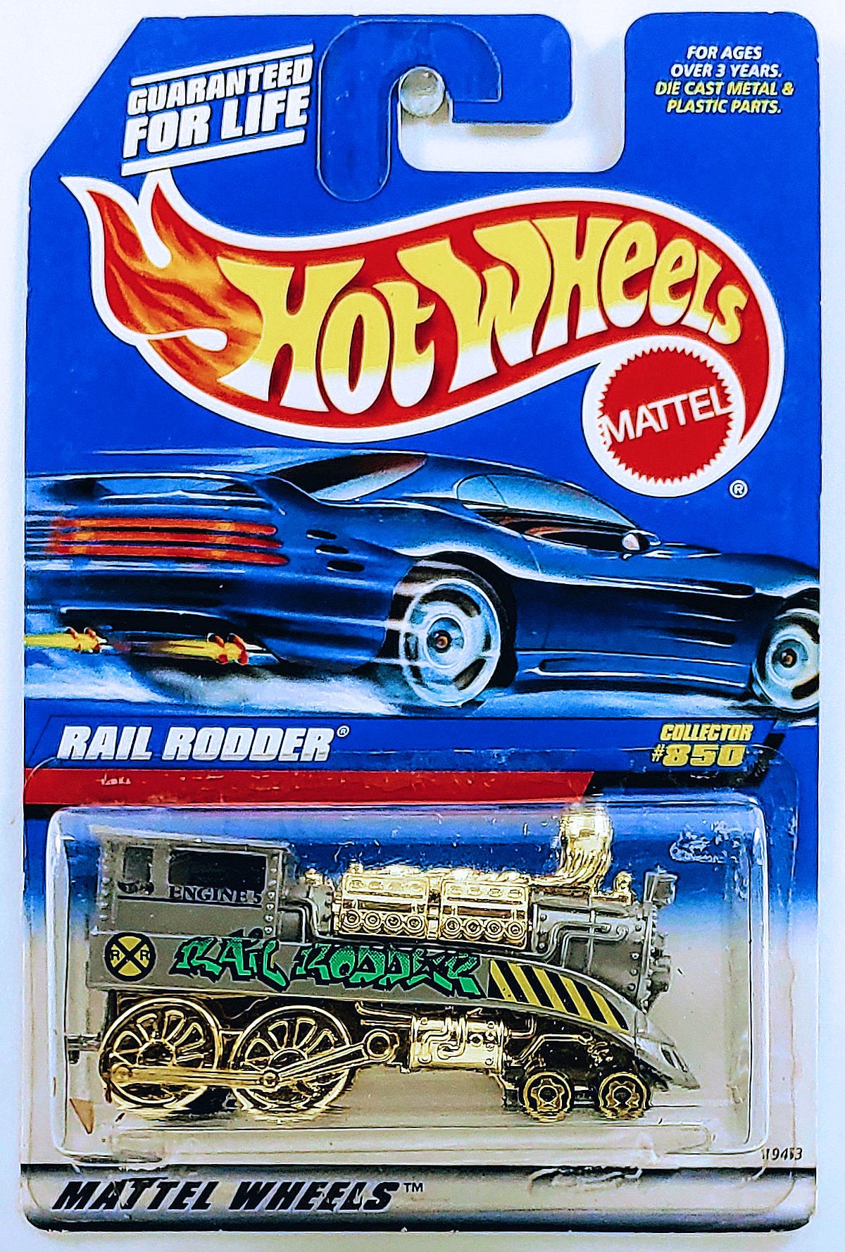 Hot Wheels 1998 - Collector # 850 - Rail Rodder - Gray - Unpainted Bas ...