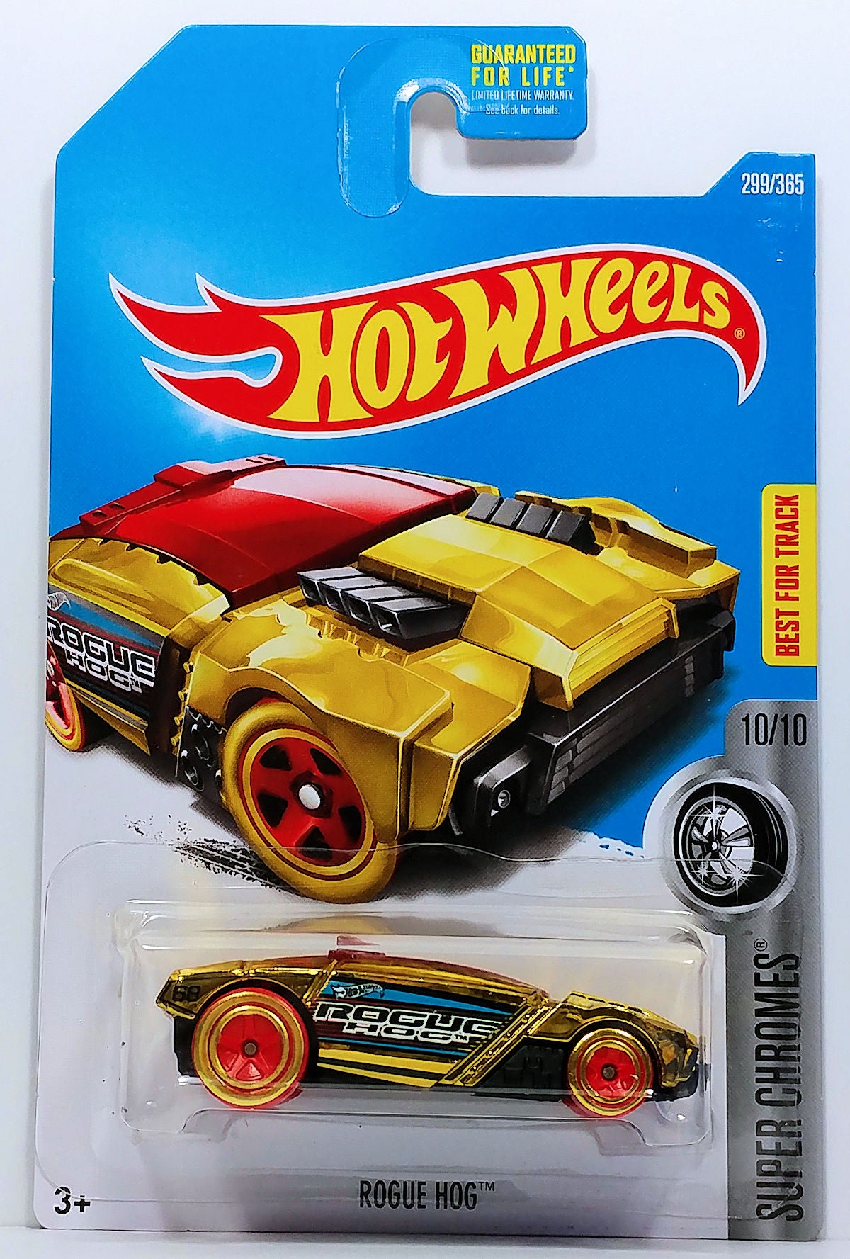 Hot Wheels 2017 - Collector # 299/365 - Super Chromes 10/10 - Rogue Ho ...